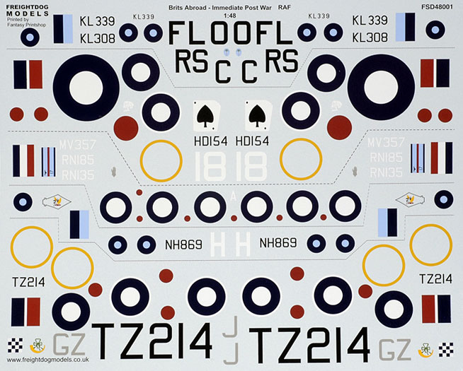Brits Abroad - Immediate Post-War RAF (Freightdog Models 1/48)