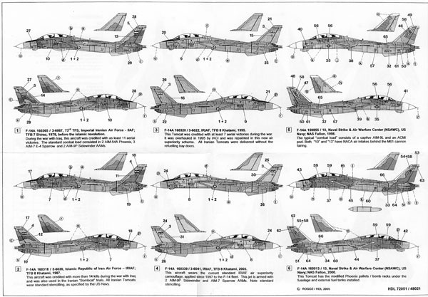 F-14A Tomcat Decal Review by Darren Mottram (HiDecal 1/48)