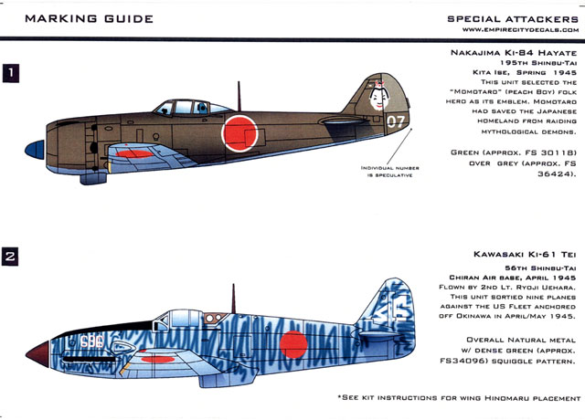Special Attackers Decal Review by Rodger Kelly (Empire City Decals 1/72)