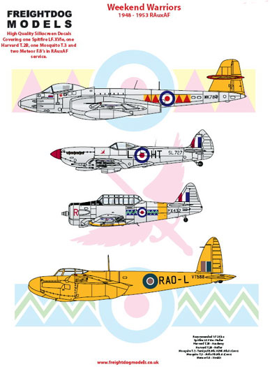 Weekend Warriors - Post-War RAuxAF (Freightdog Models 1/48)