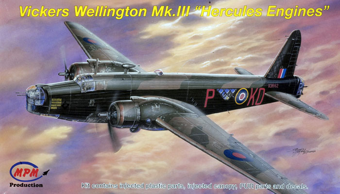 Vickers Wellington Mk.III Review by Glen Porter (MPM 1/72)
