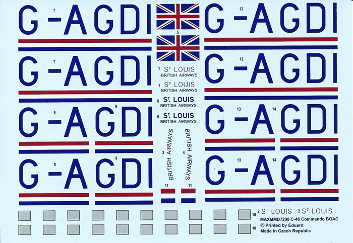 Maestro Models C-46 Commando Decal Review by Mick Drover