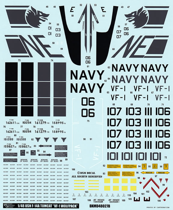 DXM 1/48 Decal Review by David Couche