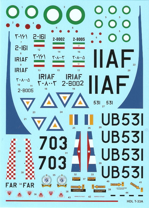 Hi-Decal 1/48 and 1/72 T-33 Decal Preview