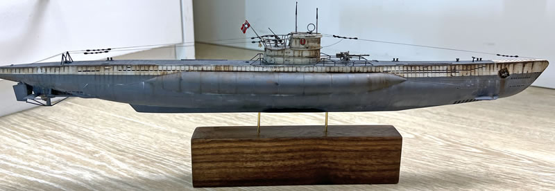 Trumpeter 1/144 scale Type VIIC U-Boat by Eason Kwok