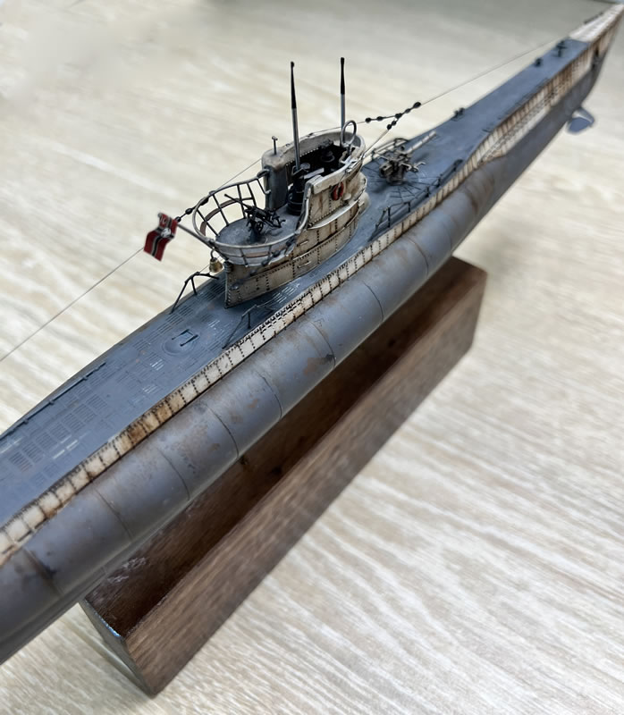 Trumpeter 1/144 scale Type VIIC U-Boat by Eason Kwok