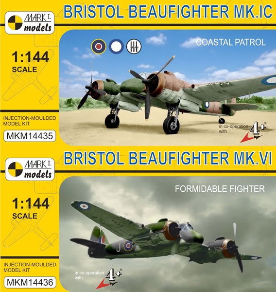 Mark 1 Models 1/144 scale Beaufighter Kits Review by Mark Davies